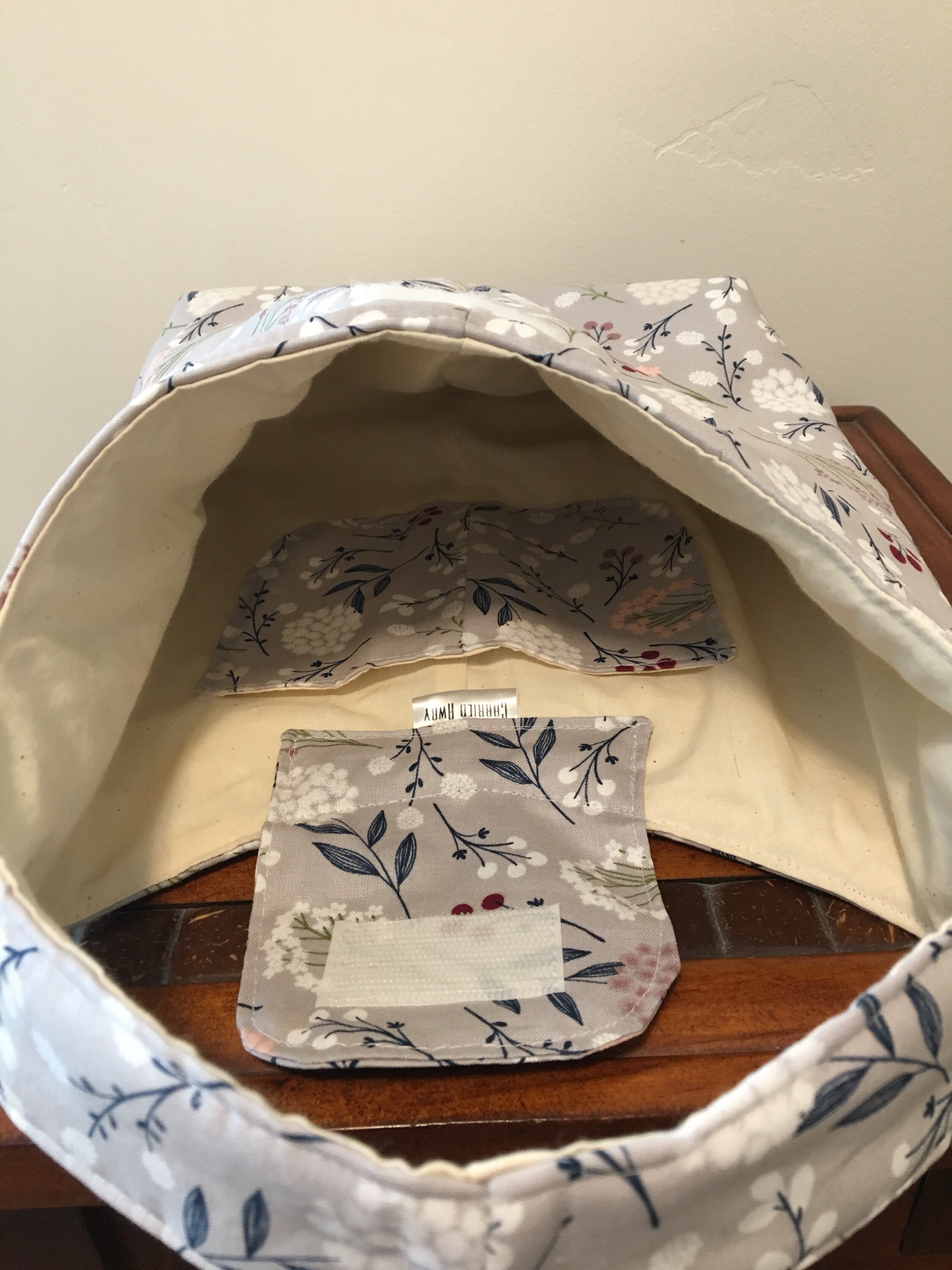 Lunch Bag Insulated Spring Floral on Gray | Etsy