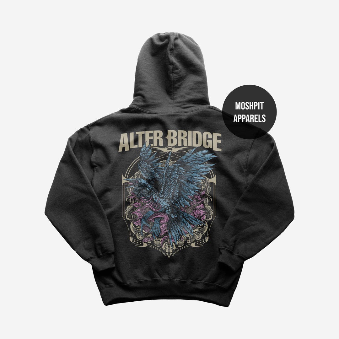 Alter Bridge Hoodie Metal Music Hoodie Metalingus Blackbird Album One ...