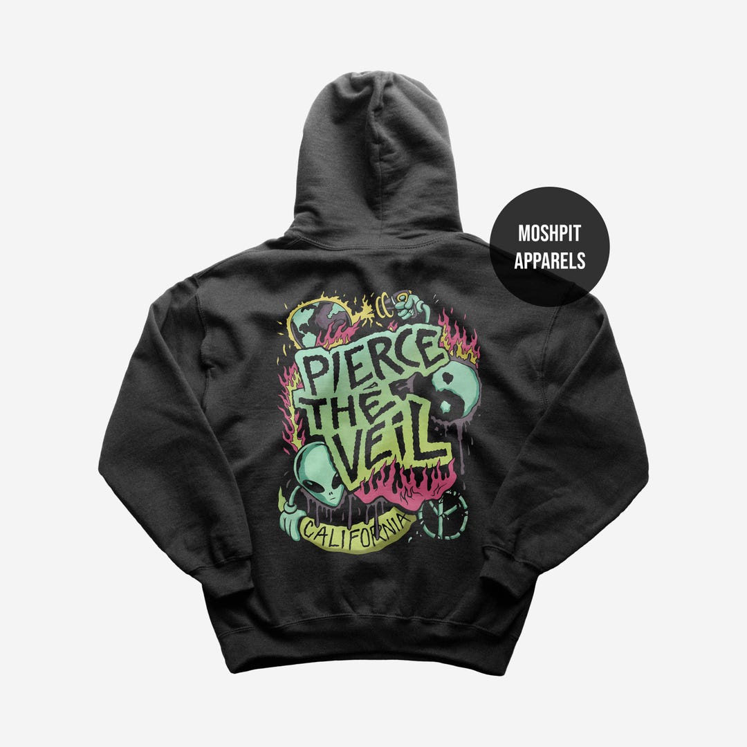 Pierce the Veil Hoodie Metal Music Hoodie PTV Hoodie Collide With the ...