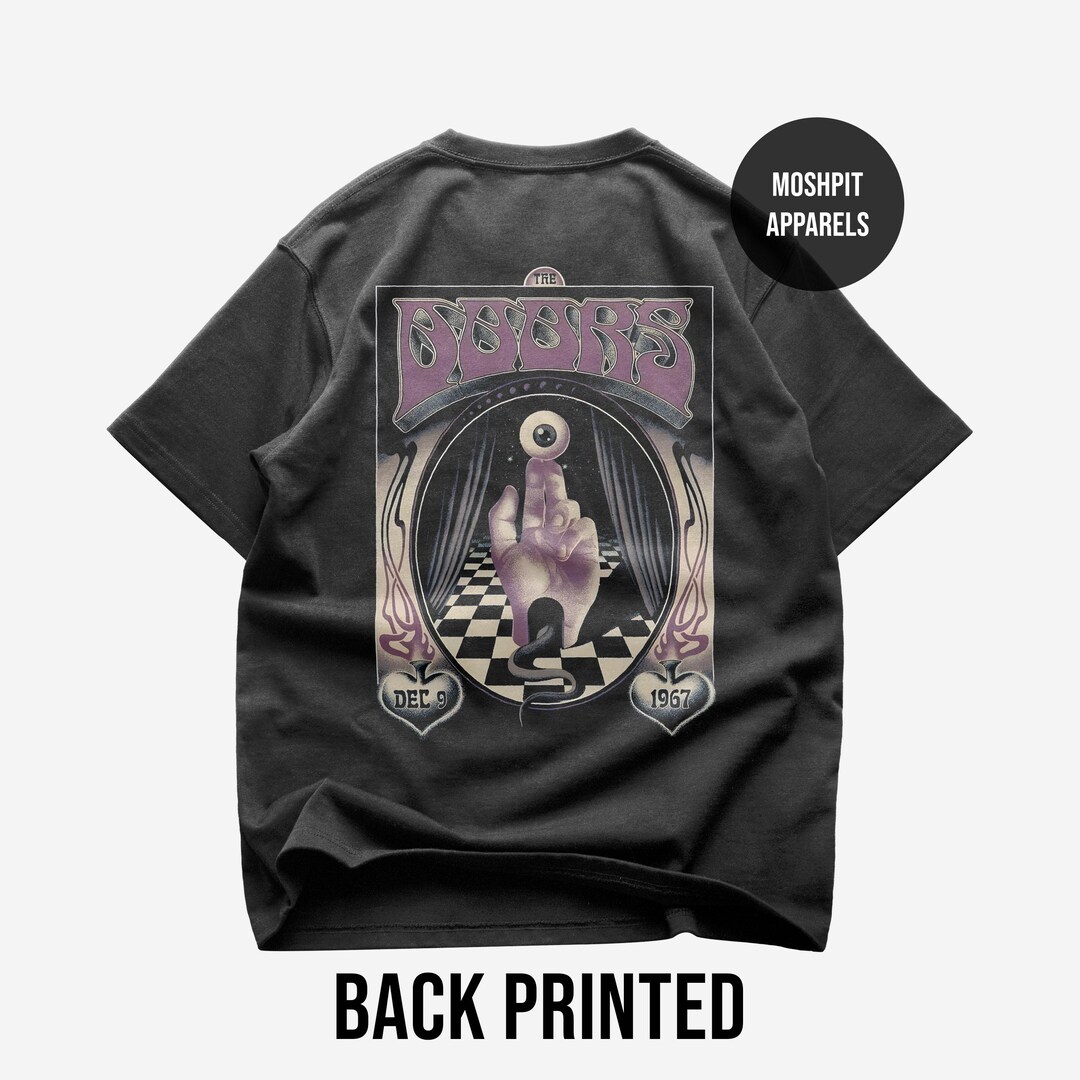 The Doors Back T-shirt Rock Music Shirt the Doors Album Shirt Jim ...