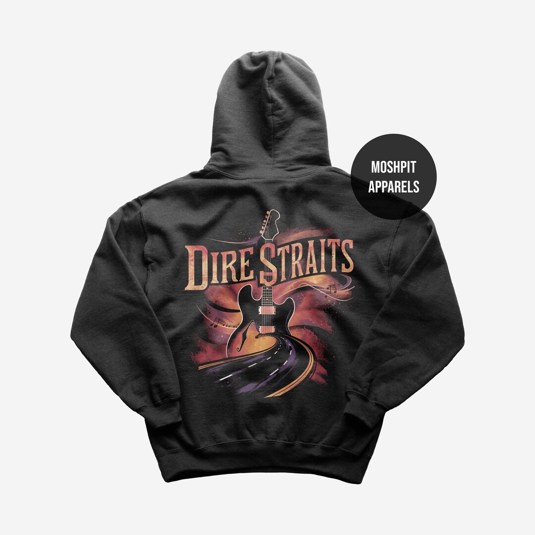 Dire Straits Hoodie Rock Music Hoodie Sultans of Swing Dire Straits Album Hoodie Dire Straits ...