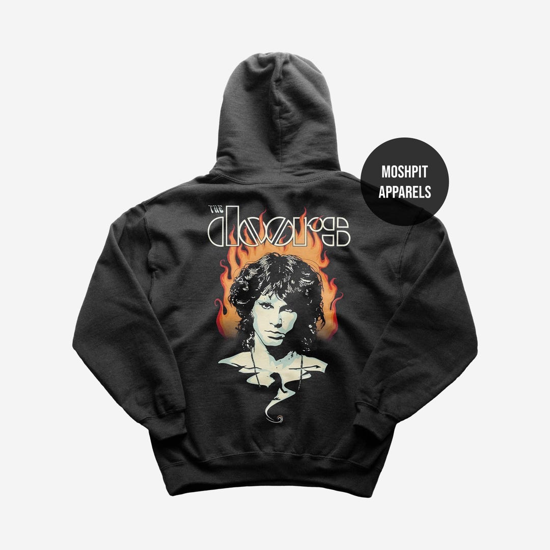 The Doors Hoodie Rock Music Hoodie Jim Morrison Hoodie Riders on the ...