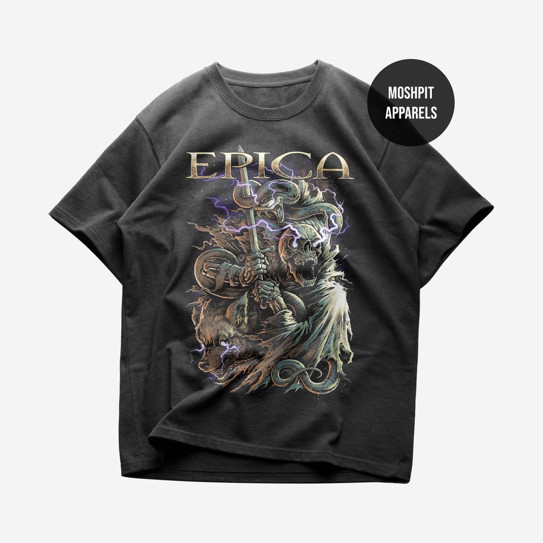 Epica T-shirt Metal Music Shirt Cry for the Moon the Phantom Agony ...