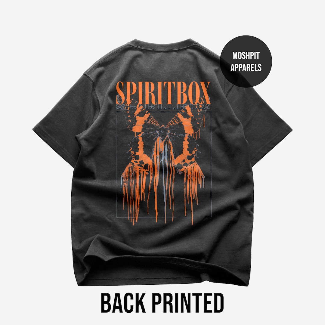 Spiritbox Back T-shirt Metal Music Shirt Spiritbox Butterfly Shirt ...