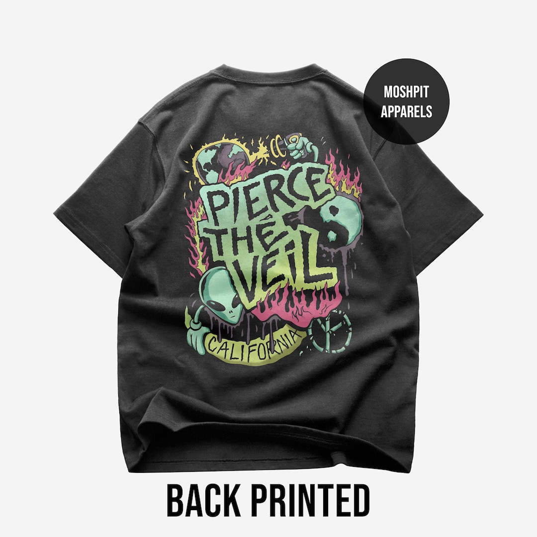 Pierce the Veil Back T-shirt Metal Music Shirt Selfish Machines ...