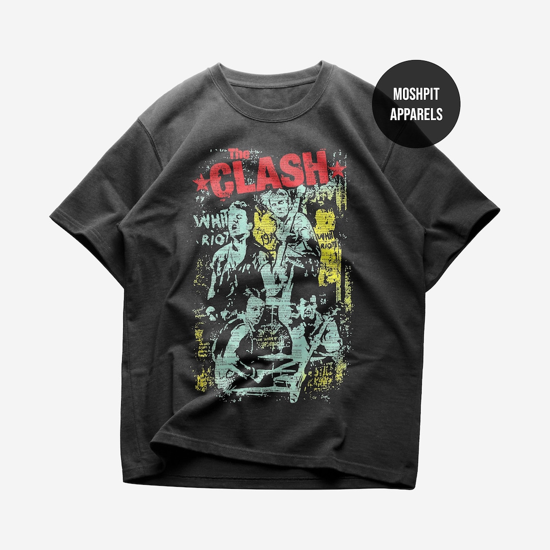 The Clash T-shirt Rock Music Shirt the Clash Album Shirt Combat Rock ...