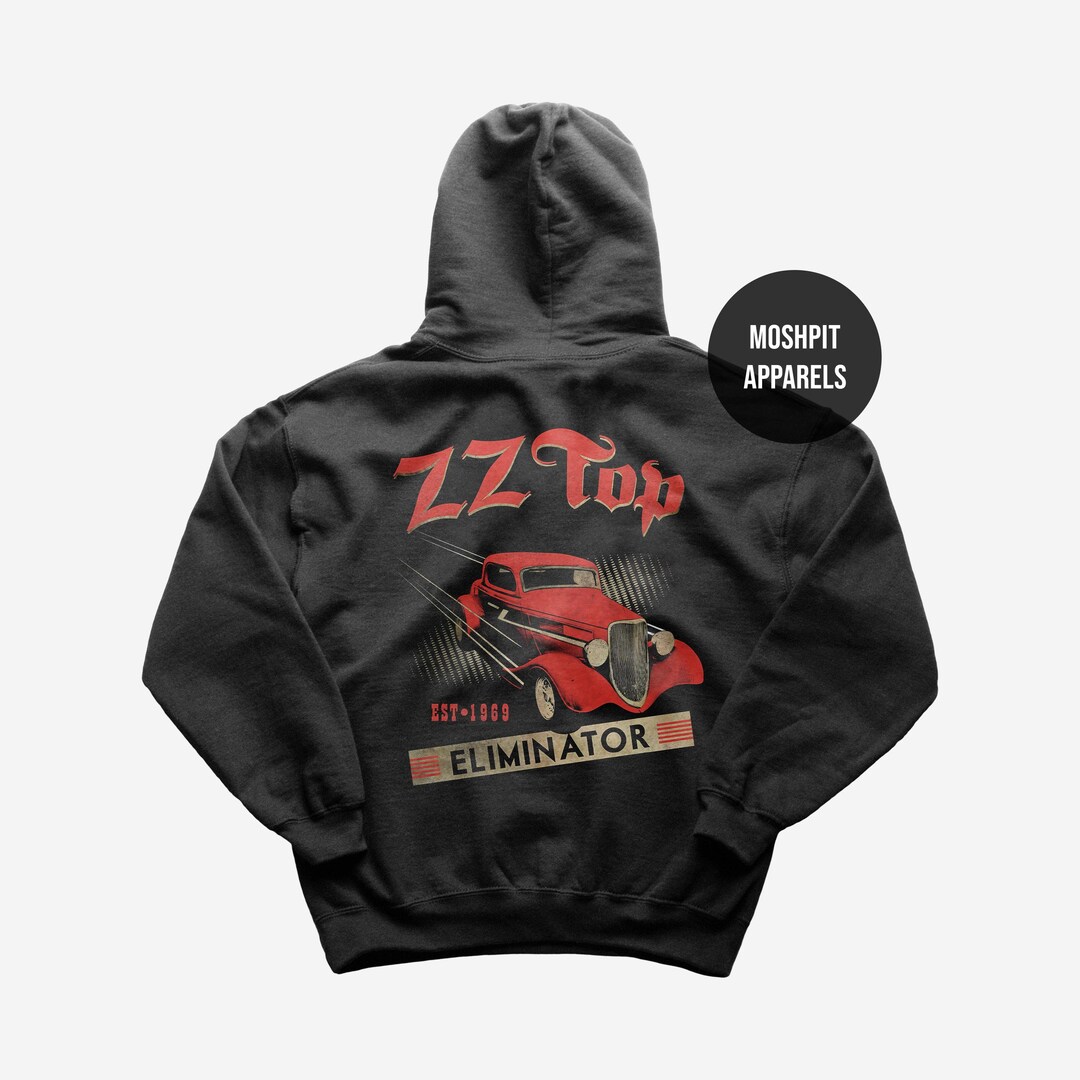 ZZ Top Hoodie Rock Music Hoodie Eliminator Album Hoodie La Grange ...
