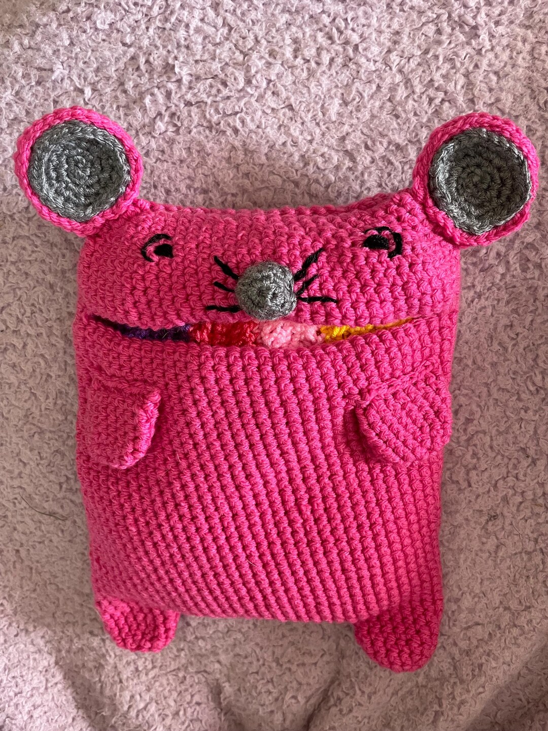 Pinky the Mouse Scarf - Etsy