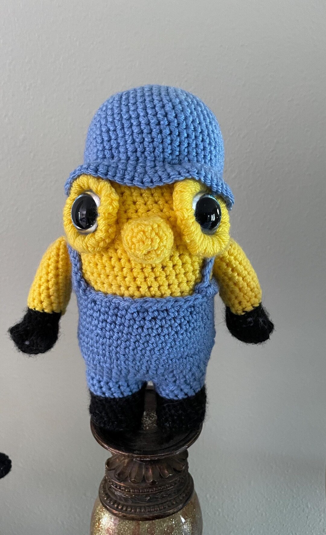 Handmade Crochet Minion Gnome - Custom Designs - Etsy