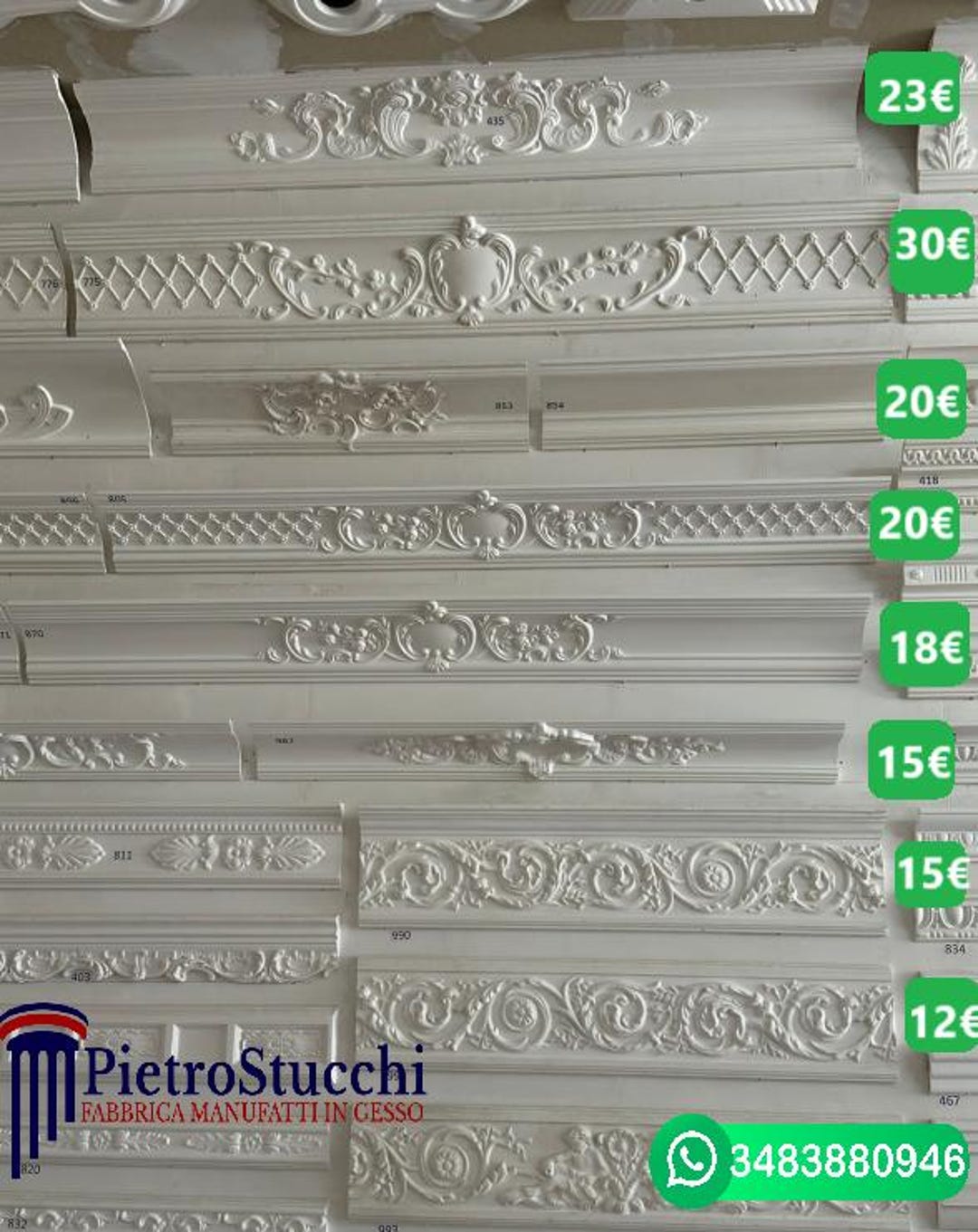 Plaster Frames Ceiling and Walls Profiles Decorative Stucco Home Decor ...