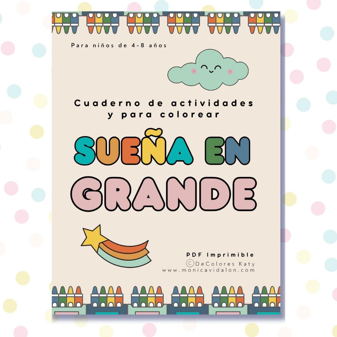 Spanish Printable Activity Book – Cuaderno De Actividades Y Para ...