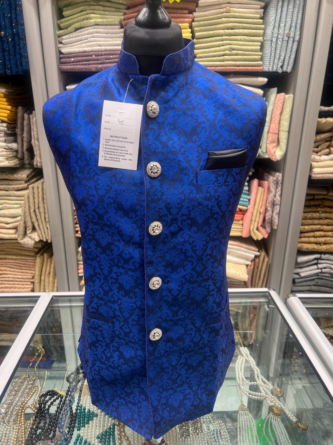 Mens Royal Blue Waistcoat - Etsy