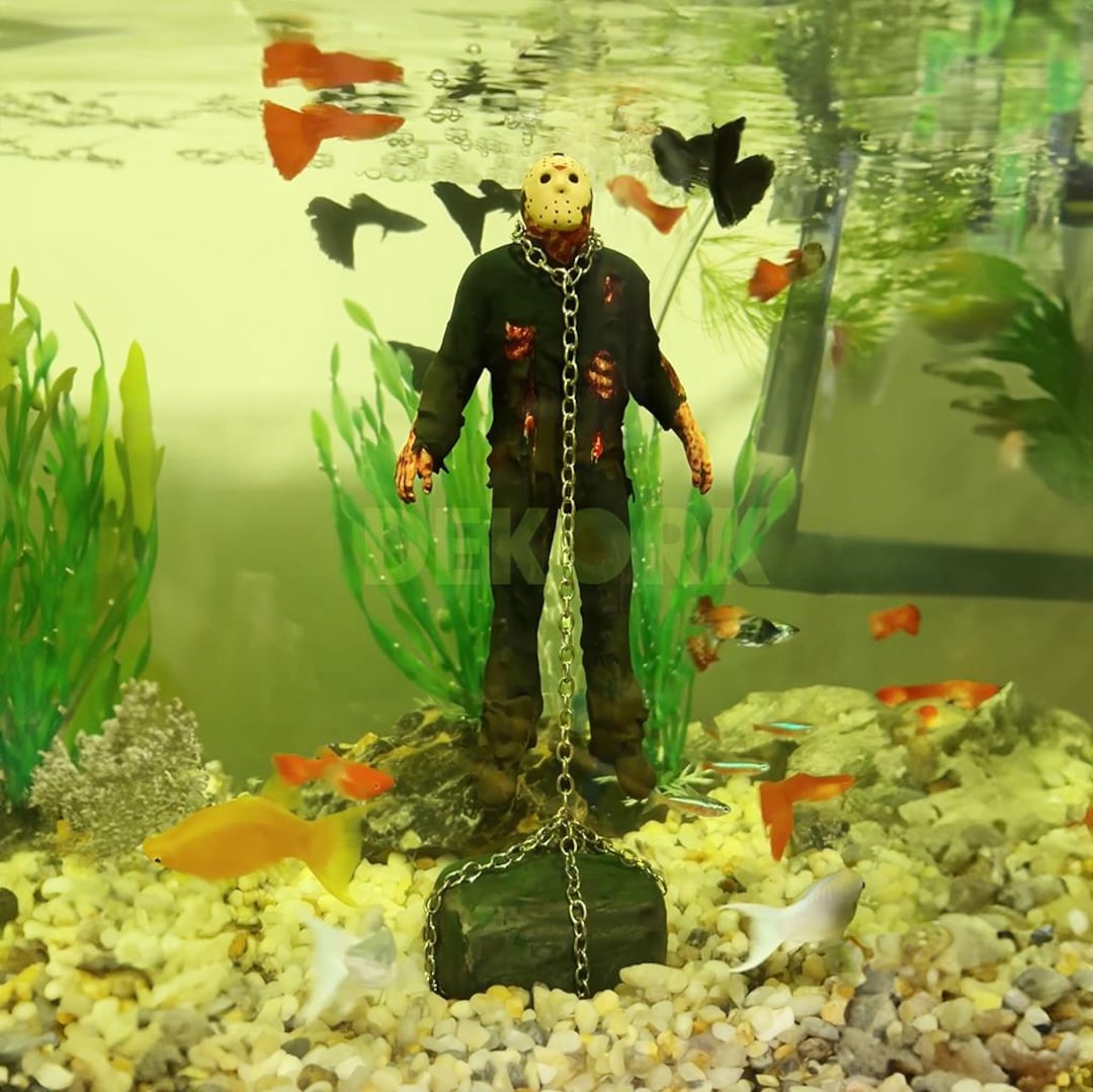 Jason Underwater Figure - Aquarium Decoration - Fish Tank Statue - Fish ...