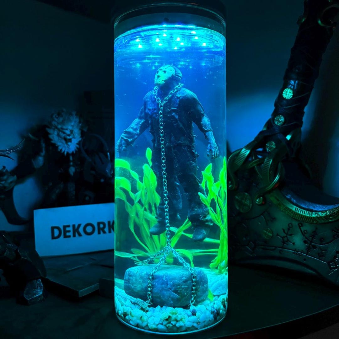 Underwater Horror Masked Killer Lamp - Horror Night Light - Unique ...