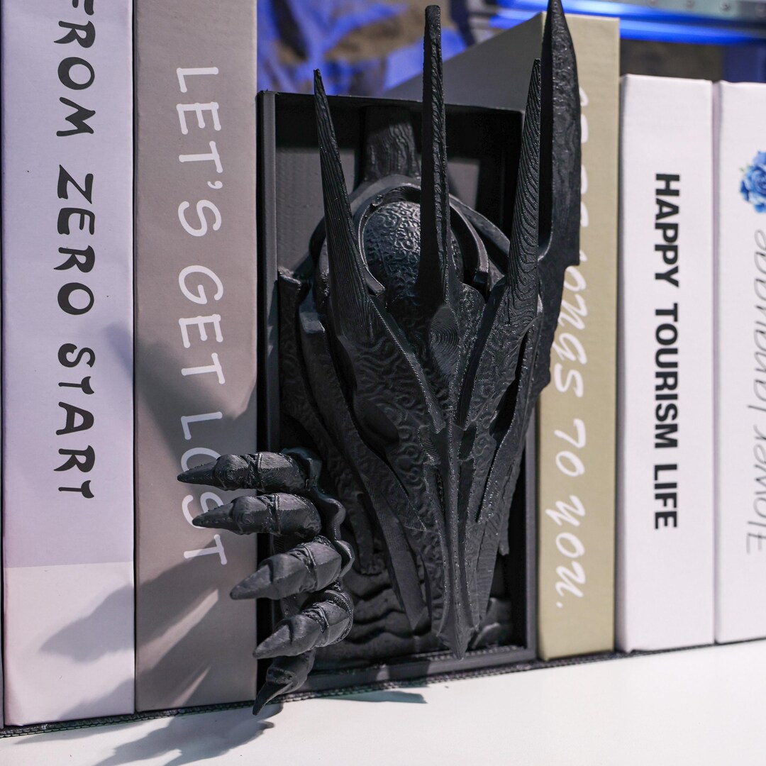 Sauron Book Nook 3D Printed Matte Black PLA Collectible Statue for ...
