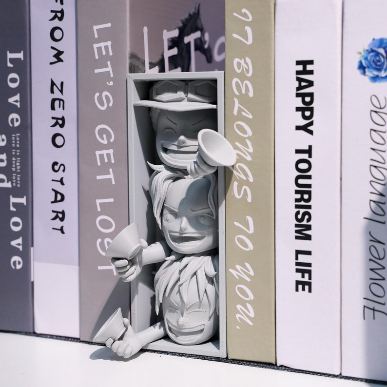 One Piece Book Nook 3D Printed Matte PLA Collectible Statue for Horror ...