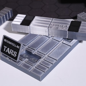 Interstellar Movie TARS Robot Figure Custom TARS Model With Gunmetal ...