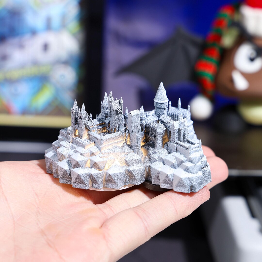 Fantasy Castle LED Light 3D Printed Fridge Magnet With T-C Charging ...