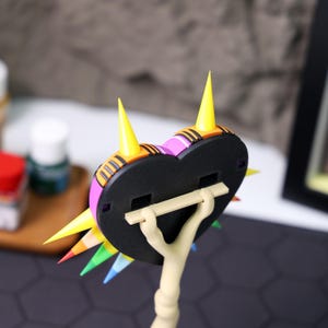 Majora’s Mask 3D Printed LED Zelda Desk Table Decor With Glowing Lights ...