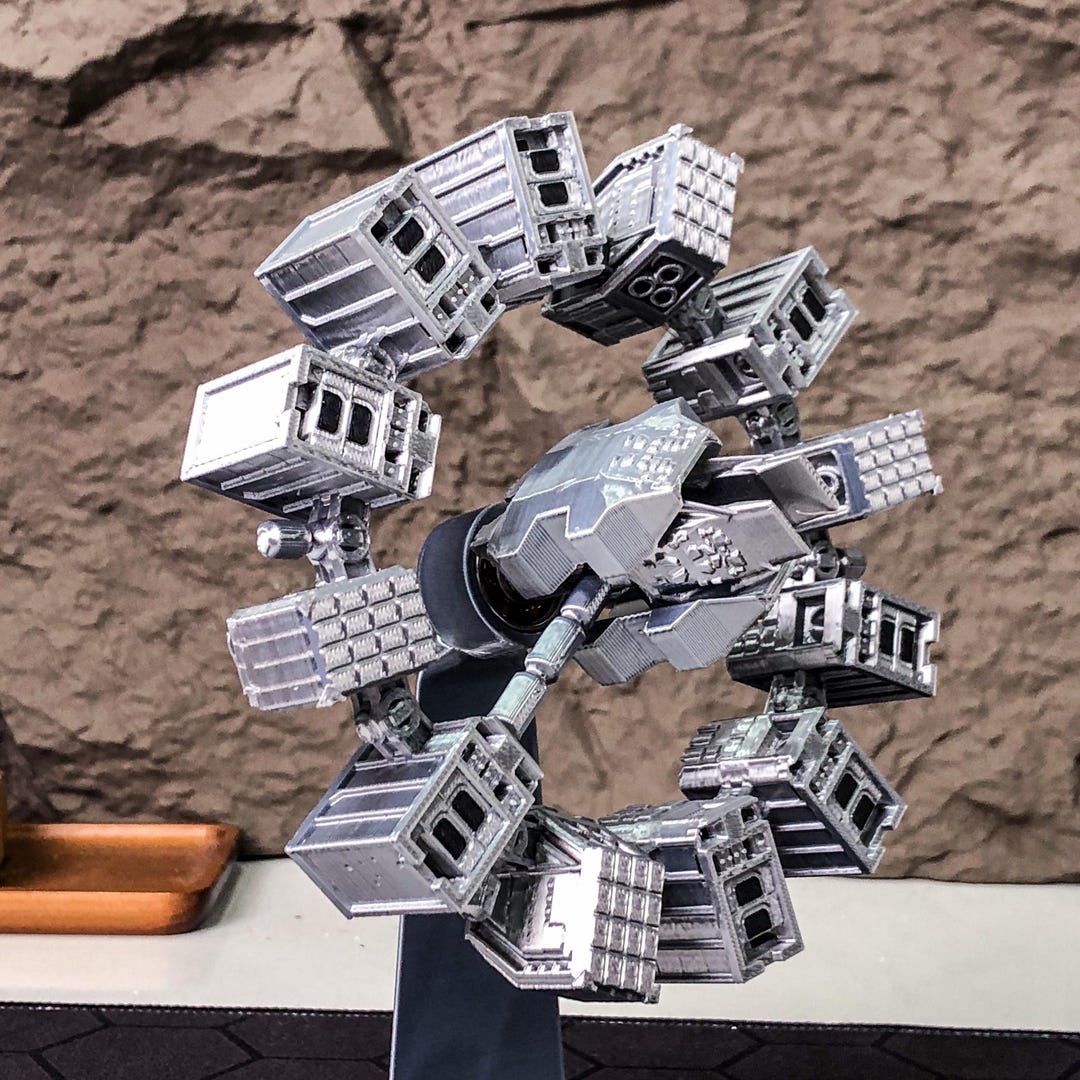 Interstellar Endurance 3D Printed Model, Space Exploration Display ...