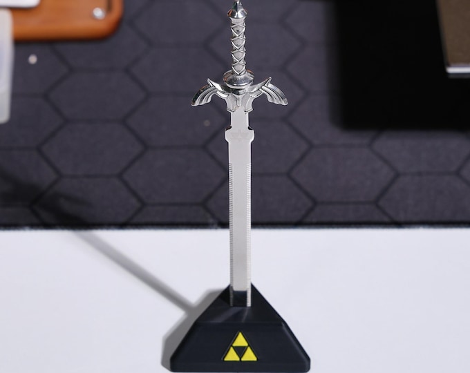 The Legend of Zelda ⁂ Master Sword Pen and Stand ⁂ High Quality - Etsy