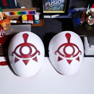 Yiga Clan Zelda Mask, ABS Cosplay Accessory With Red Details and ...