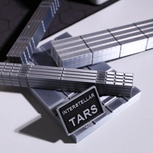 Interstellar Movie TARS Robot Figure Custom TARS Model With Gunmetal ...