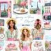 Spring in Paris Watercolor Clipart Set French Chic Digital Illustration ...