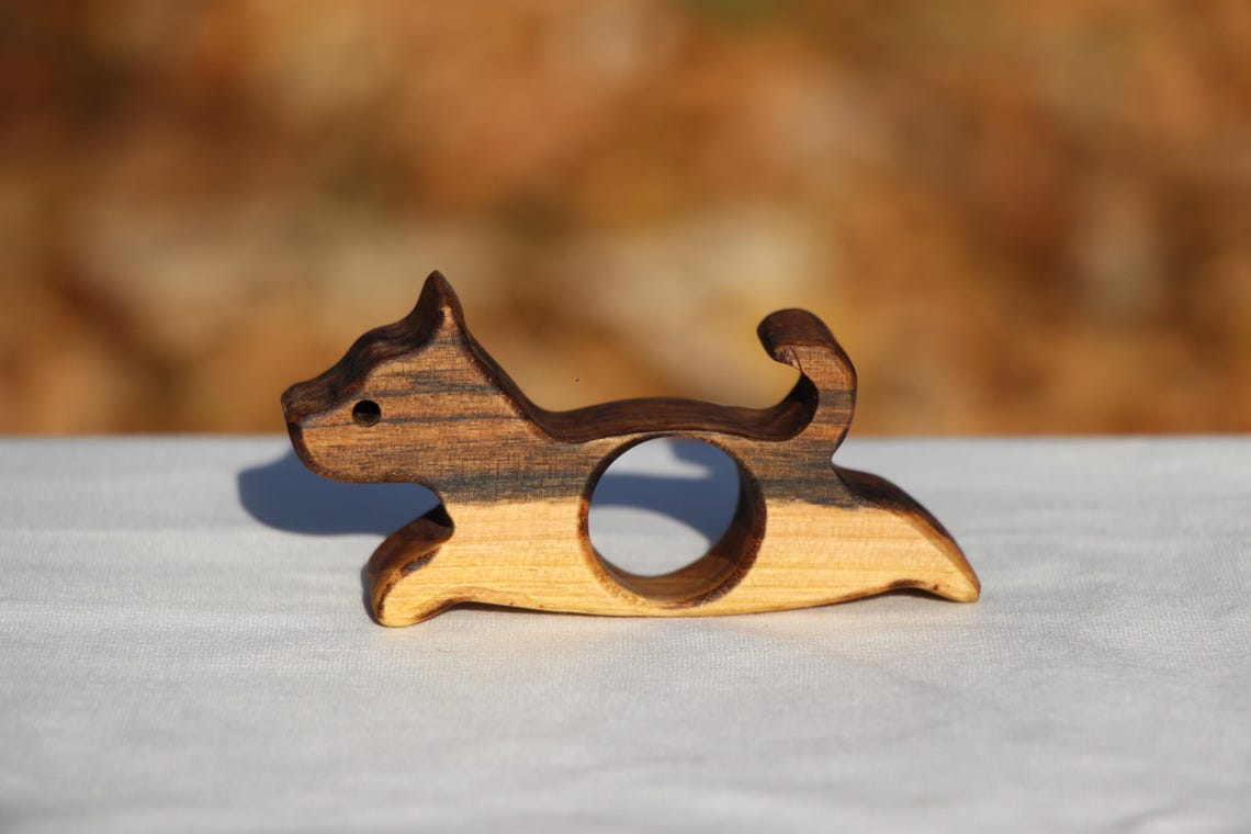 Puppy-shaped Book Thumb Page Holder Made From Natural Walnut ...