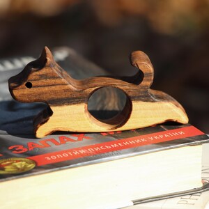Puppy-shaped Book Thumb Page Holder Made From Natural Walnut ...