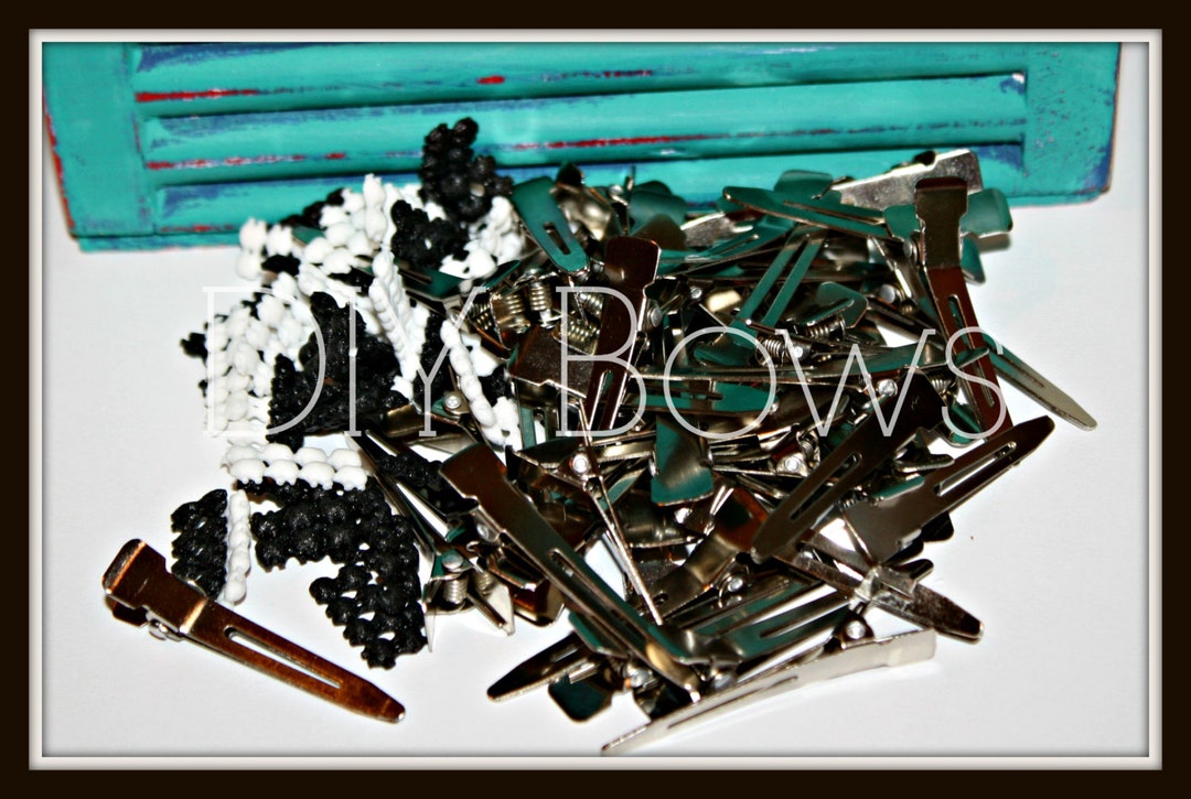 BUNDLE - 50 Each -pinch Alligator Clips and No Slip Liners - Etsy