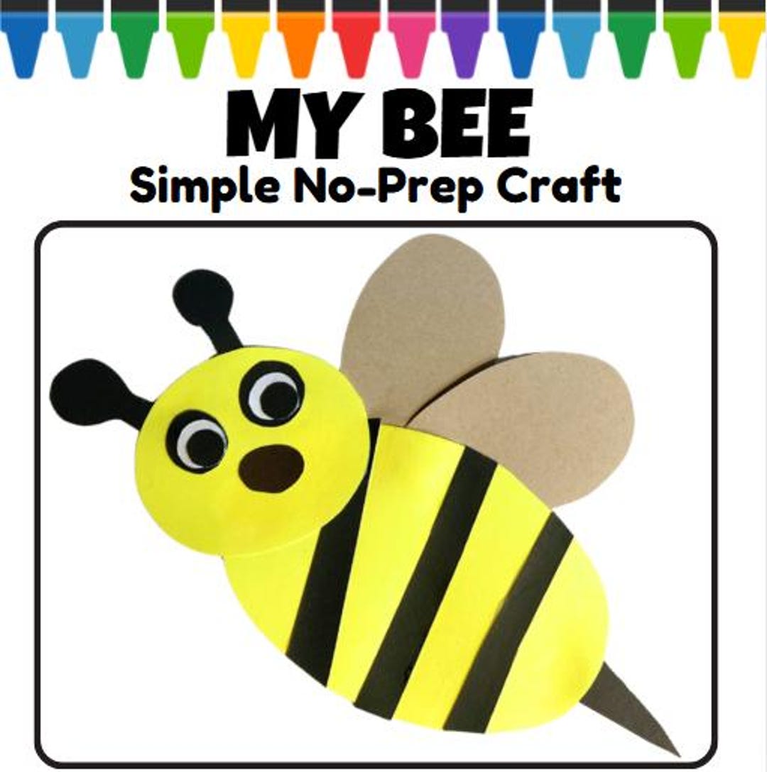 Bee Bumblebee Craft Coloring and Dot Marker Pages No-prep Insect Bug ...