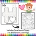 My Jar of Hearts Cut and Paste Craft and Bonus Coloring Page and ...