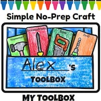 My Toolbox & Tools Pocket Craft Preschool Kindergarten Construction ...