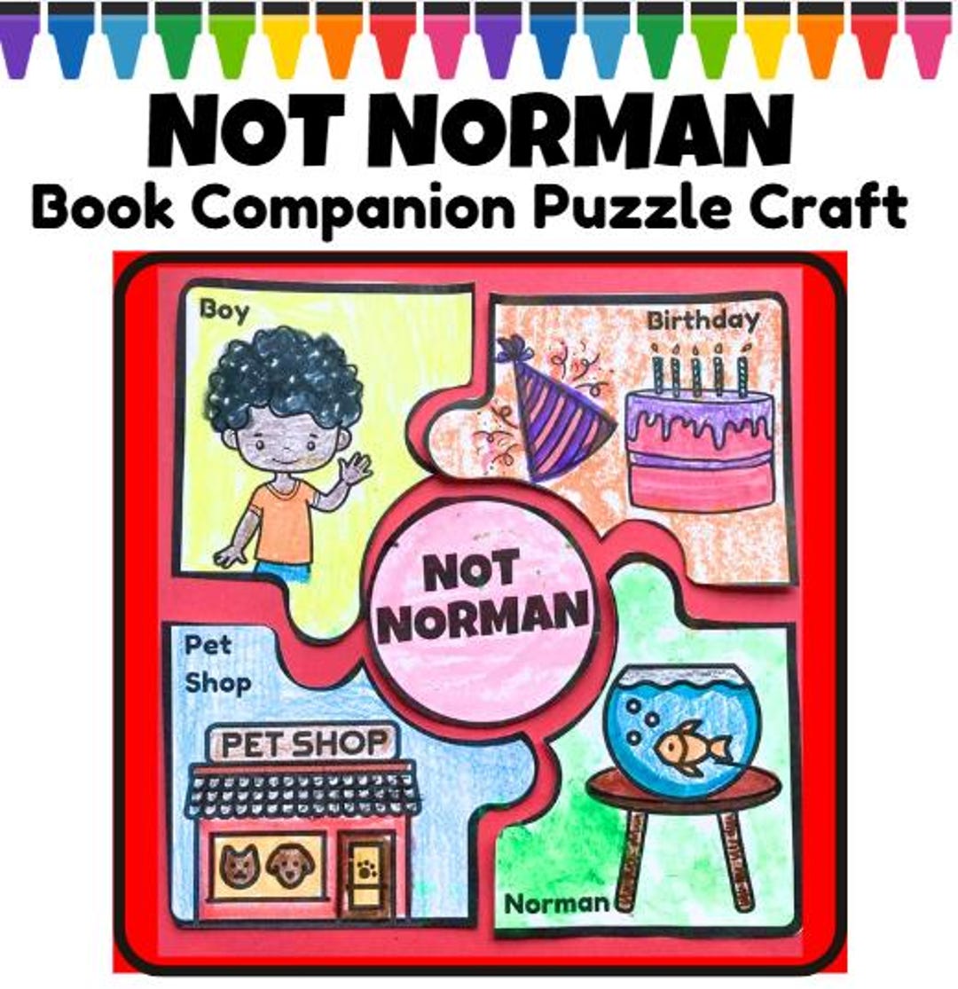 Not Norman: A Goldfish Story Puzzle Craft Book Companion and Bonus ...