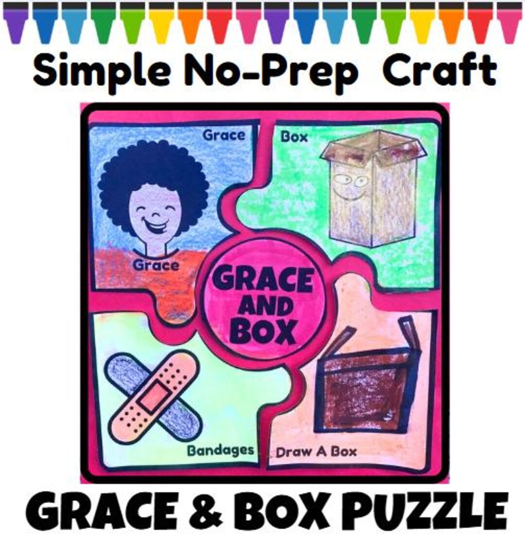 Grace and Box Book Companion Puzzle Craft No-prep and Bonus Pages - Etsy