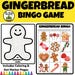 Gingerbread Christmas Winter Bingo Game Plus Coloring and Dot Marker ...