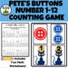 Pete the Cat Buttons Number 1-12 Count & Match Math Game Plus Math ...