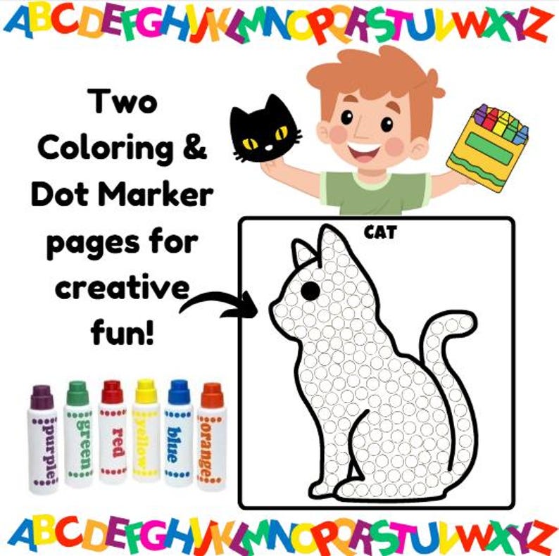 Pete the Cat's Groovy Buttons Bingo Game Plus Coloring & Dot Marker ...