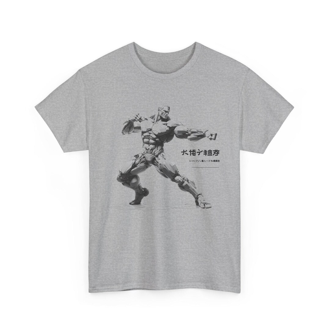 Baki , Anime, Cool Action Hero Unisex Heavy Cotton Tee, Graphic Tee ...