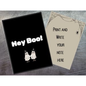 Hey Boo! Halloween Printable for Your Boo! - Etsy