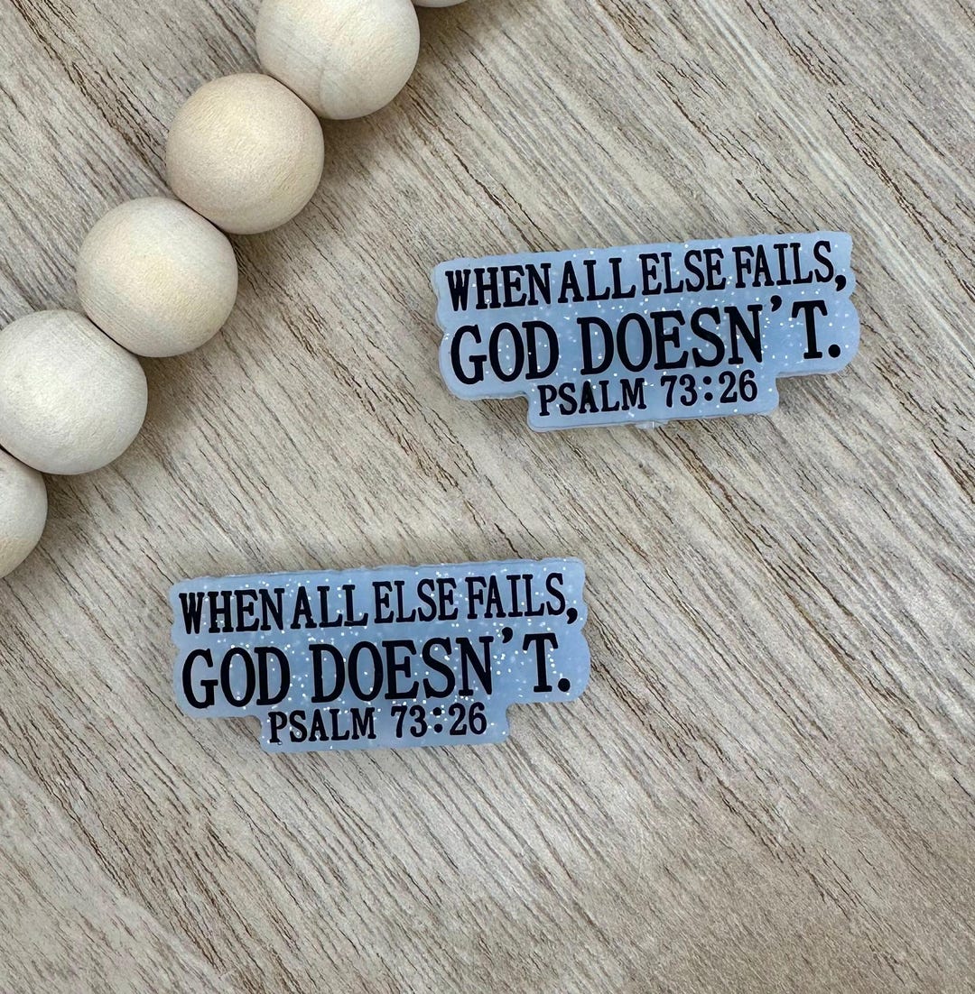 When All Else Fails God Doesnt Silicone Focal Beads - Etsy