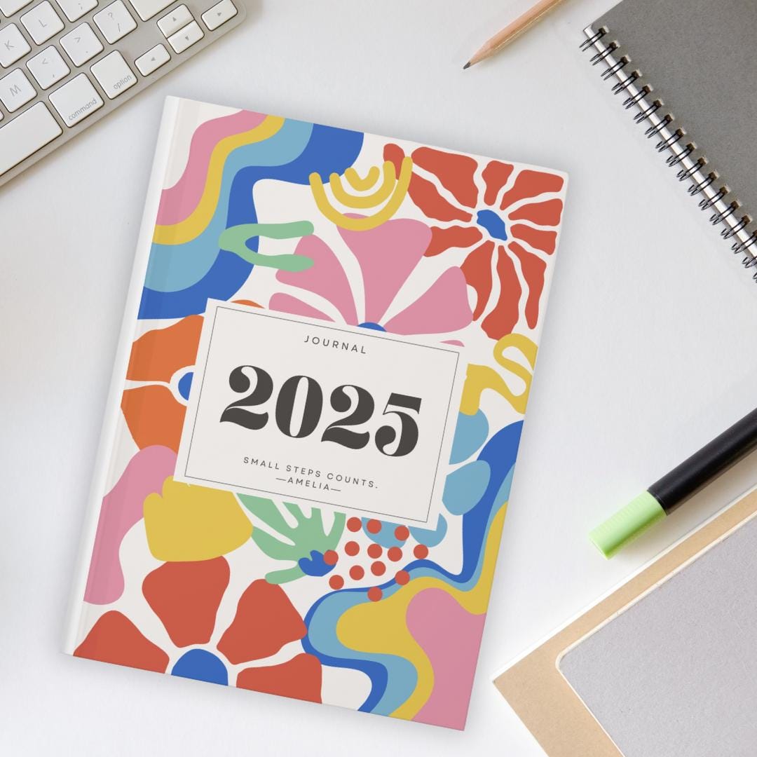 Custom 2025 Journal, Custom Daily Planner, Personalized Diary, 2025 ...