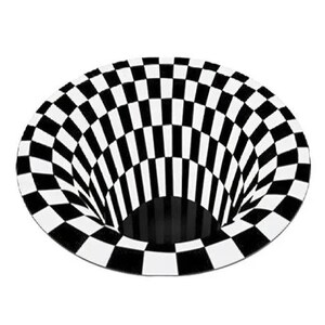 3D Optical Illusion Rug – Stunning Visual Trick for Modern Home Décor ...
