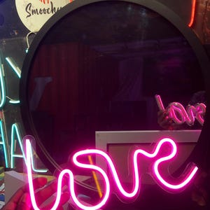 Love Neon Sign Light – LED Wall Decor for Bedroom, Wedding, Party, and ...