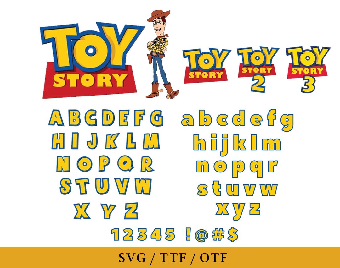 Toy Magic Font SVG, Toy Alphabet SVG, Toy Letters Numbers, Colorful ...