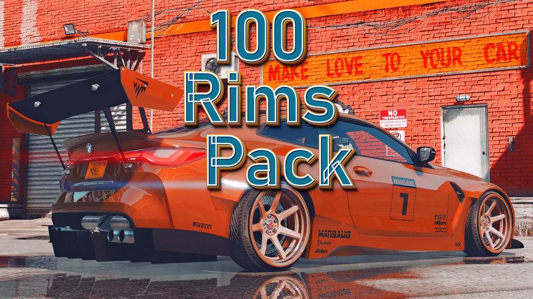 100 Rims Pack L Fivem L Rimsl Custom| Highly Optimized L Roleplay ...