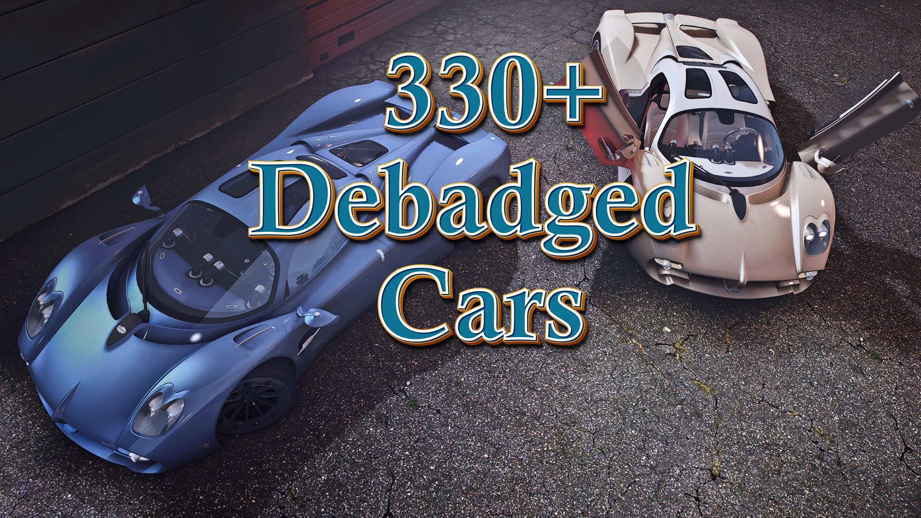 Debadged Car Pack : 330+ Vehicle Pack | Fivem L Debadged - Unbranded ...
