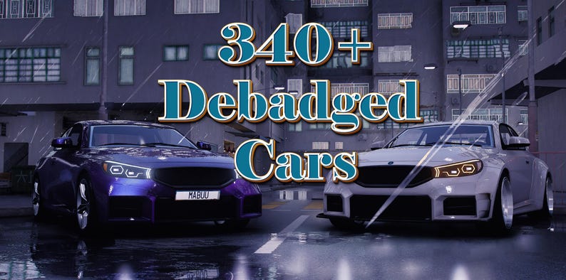 Debadged Car Pack : 340+ Vehicle Pack | Fivem L Debadged - Unbranded ...