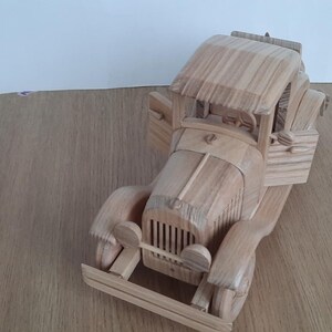 Handmade Retro Car Model, Wooden Car, Ford Coupe 1929, Collectible Car ...